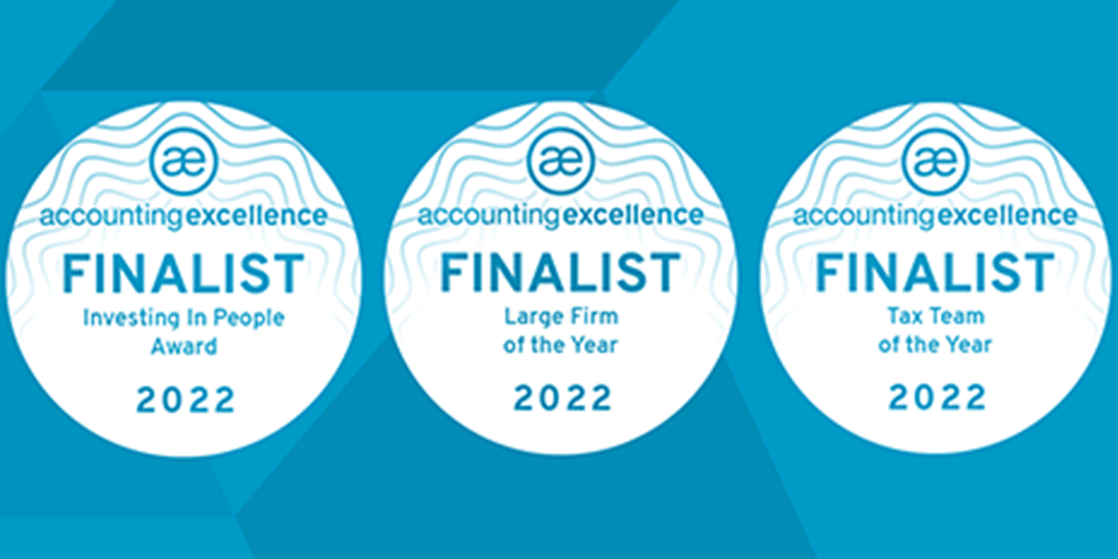 We are shortlisted for three Accounting Excellence Awards | Kreston Reeves